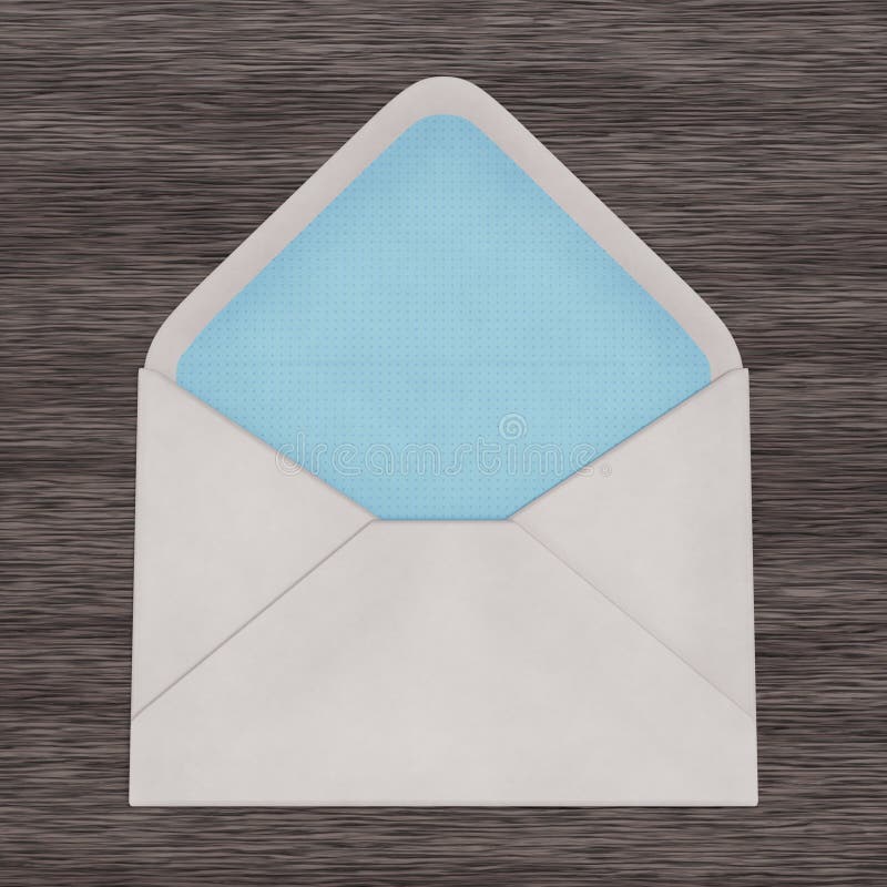3D Render of Paper Envelope Stock Illustration - Illustration of mail ...