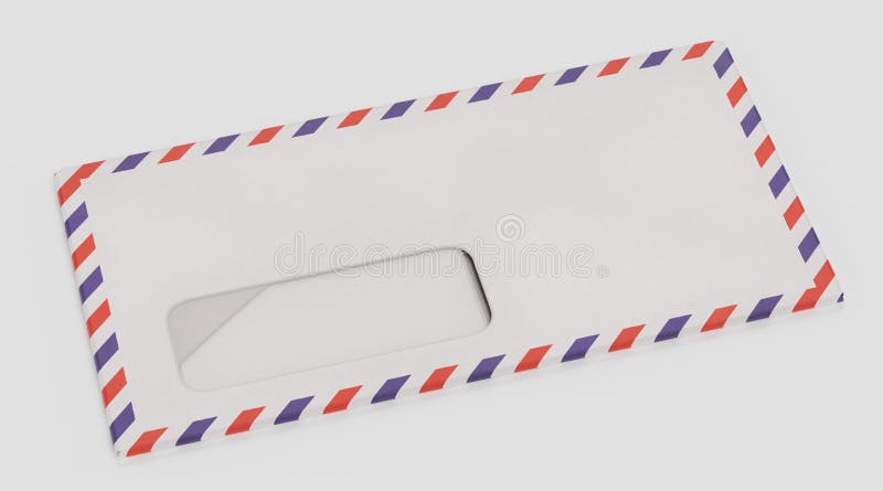 3D Render of Paper Envelope Stock Illustration - Illustration of send ...
