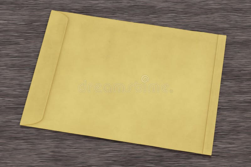 3D Render of Paper Envelope Stock Illustration - Illustration of ...
