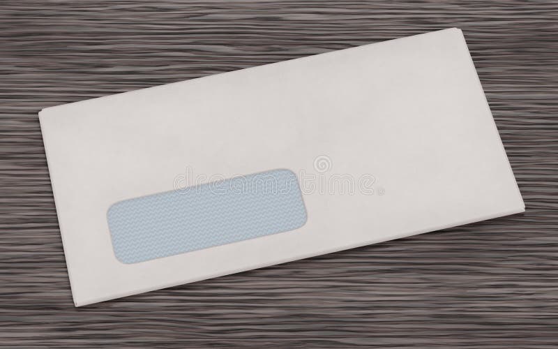 3D Render of Paper Envelope Stock Illustration - Illustration of send ...