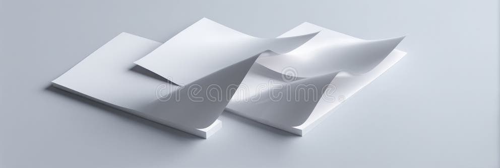 Realistic 3D Render of Partially Peeled Sticker Sheet with Light Top ...