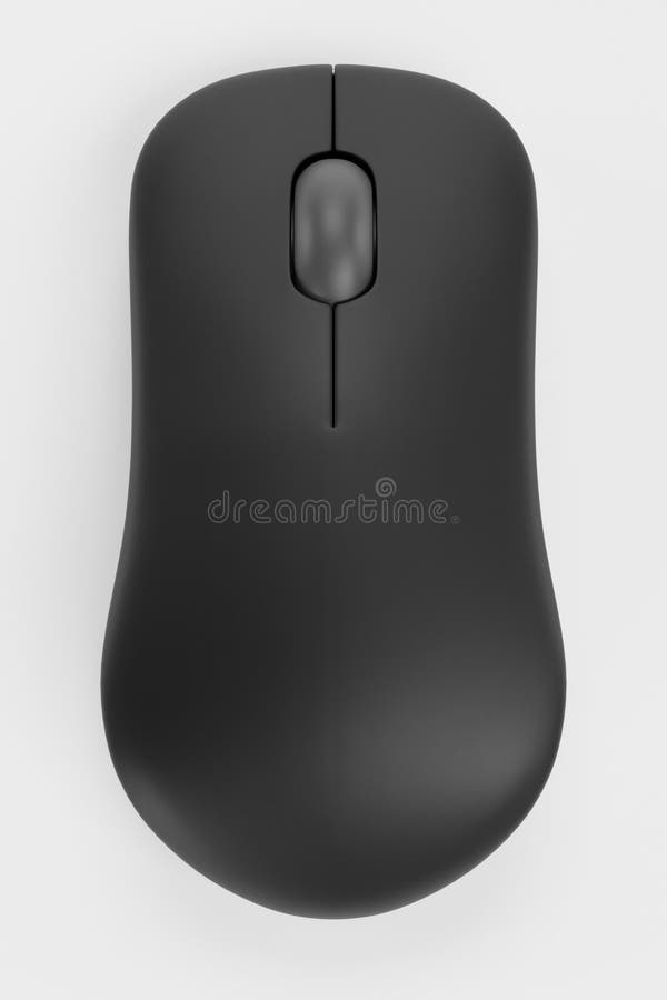 3D Render of PC Mouse stock illustration. Illustration of office ...
