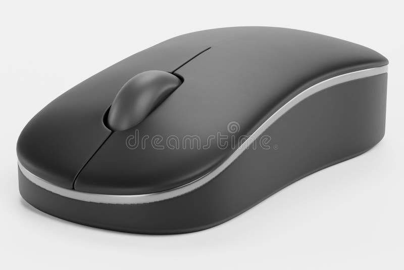 3D Render of PC Mouse stock illustration. Illustration of mousepad ...