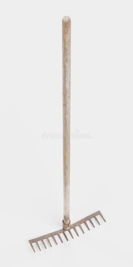 3D Render of Rake stock illustration. Illustration of build - 149166286