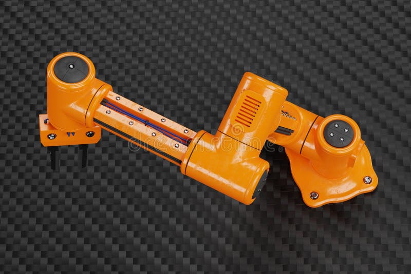 3D Render of Robotic Arm stock illustration. Illustration of rust ...