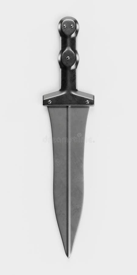 3D Render of Roman Dagger stock illustration. Illustration of centurion ...