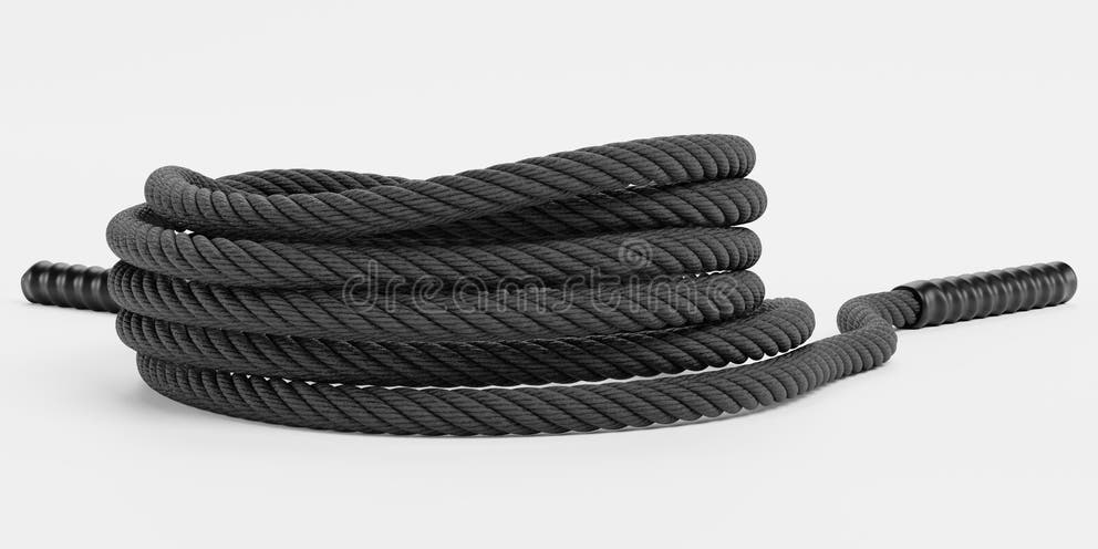 3D Render of Rope stock illustration. Illustration of safe - 236443627