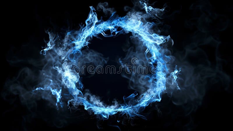 Realistic 3D Render Simulation. Magic Power Circle Isolated Element ...