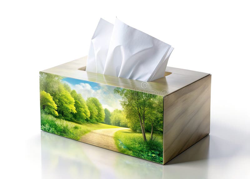 Singlesheet White Tissue Stock Illustrations – 1 Singlesheet White ...