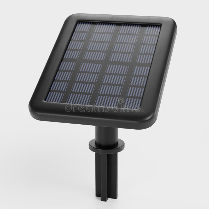 3D Render of Solar Panel stock illustration. Illustration of ...