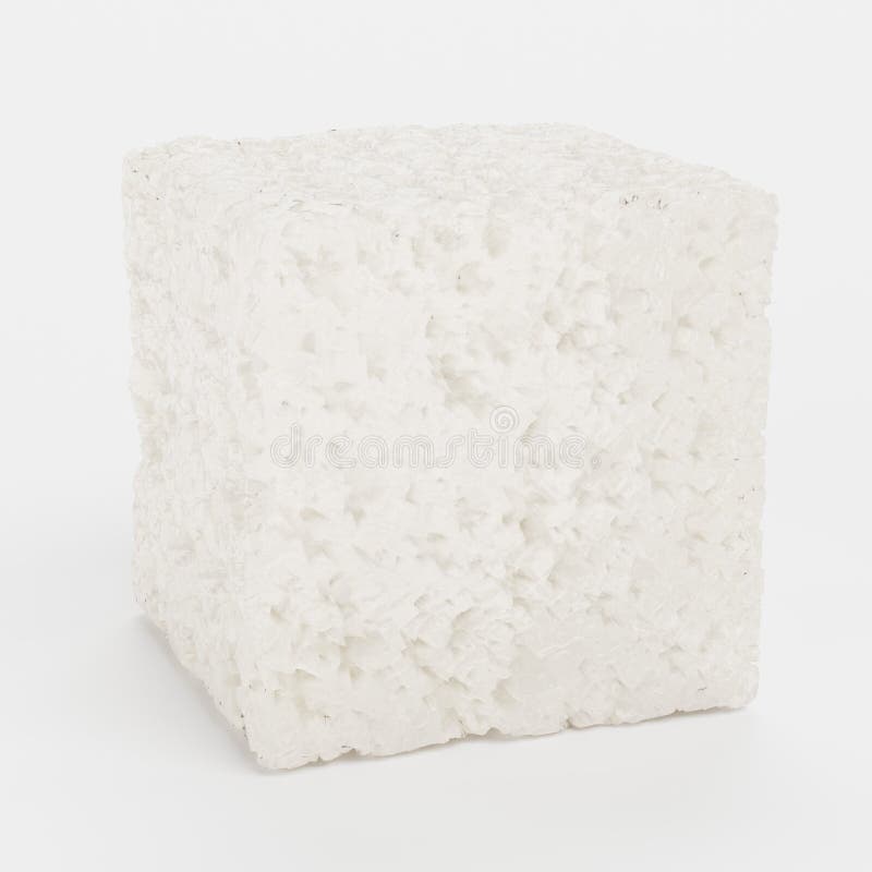 3D Render of Sugar Cube stock illustration. Illustration of beverage ...