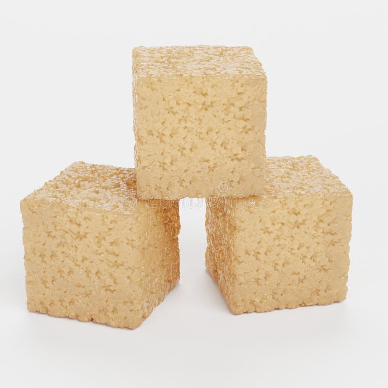 3D Render of Sugar Cubes stock image. Image of coffee - 220386127