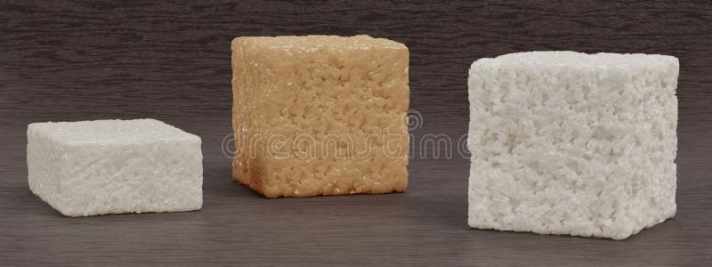 3D Render of Sugar Cubes stock illustration. Illustration of sweet ...