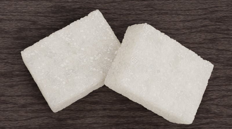 3D Render of Sugar Cubes stock illustration. Illustration of grocery ...