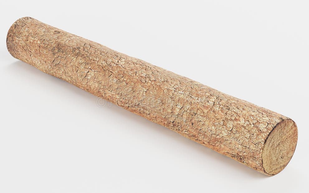3D Render of Tree Log stock illustration. Illustration of wood - 249864822