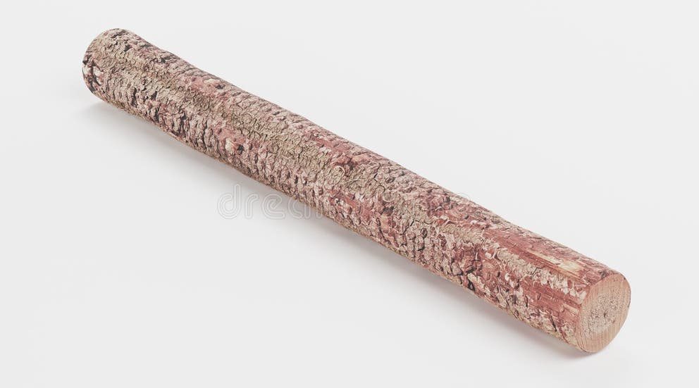 3D Render of Tree Log stock illustration. Illustration of pine - 249944497