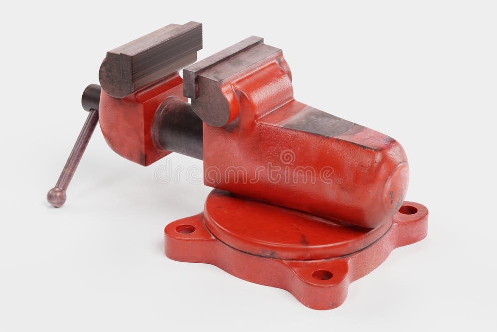 3D Render of Vice Tool stock illustration. Illustration of craft ...