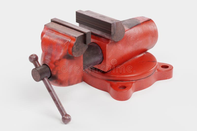 3D Render of Vice Tool stock illustration. Illustration of metal ...