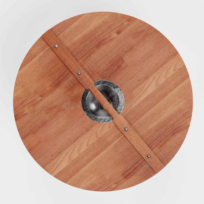 3d Render of Viking Shield stock illustration. Illustration of histori ...