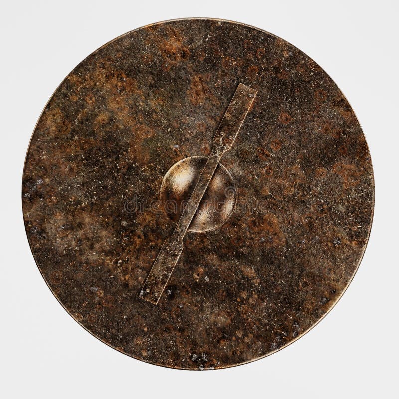 3d Render of Viking Shield stock illustration. Illustration of ...