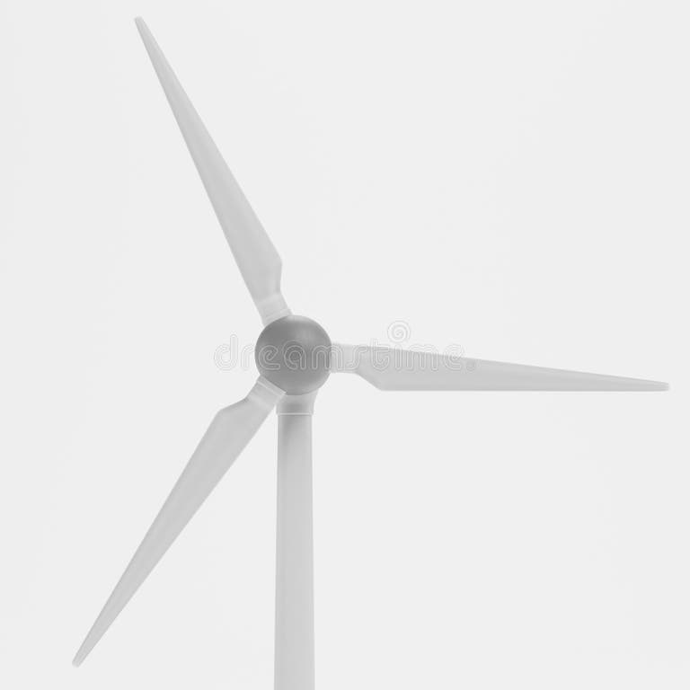 3D Render of Wind Turbine stock illustration. Illustration of ...