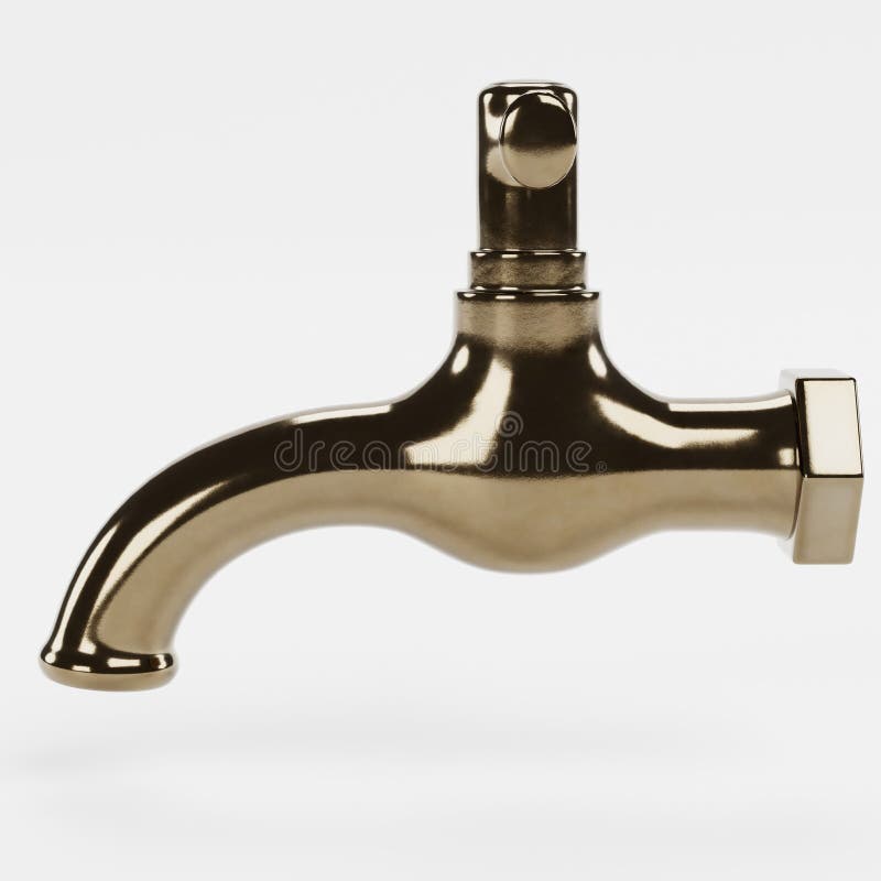 3D Render of Wine Tap stock illustration. Illustration of whiskey ...