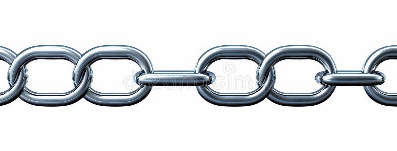 Realistic 3D Rendering of Metal Chains, Showcasing Intricate Details ...