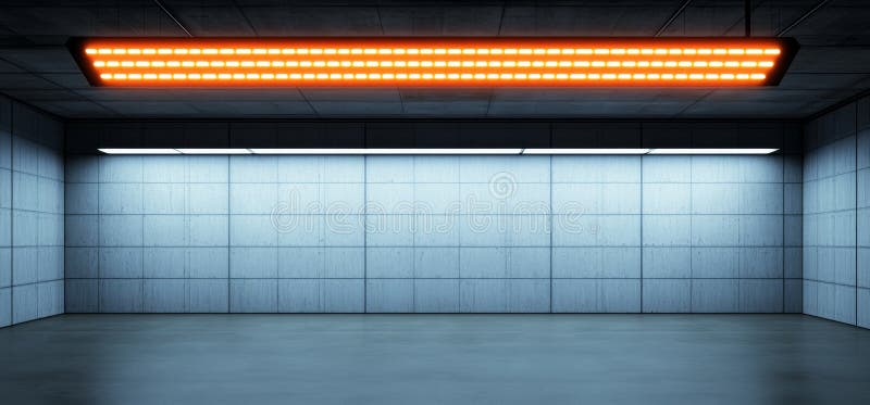 Realistic 3D Rendering of an Underground Car Hangar, Garage Studio with ...