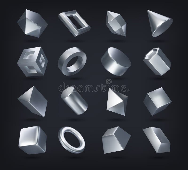 Math Solid Shapes Stock Illustrations – 282 Math Solid Shapes Stock Illustrations, Vectors ...