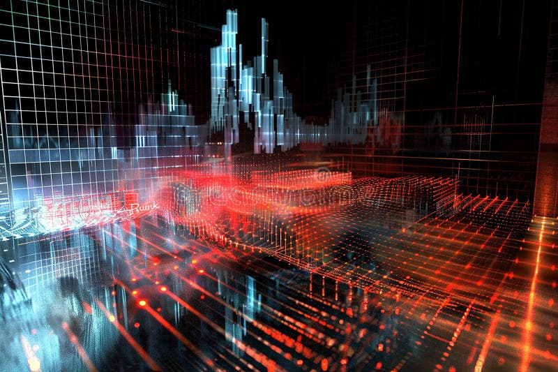 Realistic 3D Sound Wave Background Stock Illustration - Illustration of ...