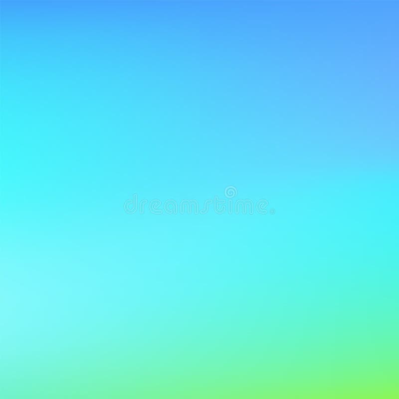 Realistic 3d Spring Green Blue Web Banner Template. Gradient Landscape ...