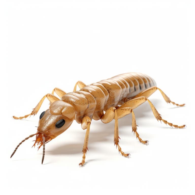 Realistic 3d Termite Rendering on White Isolated Background Stock ...
