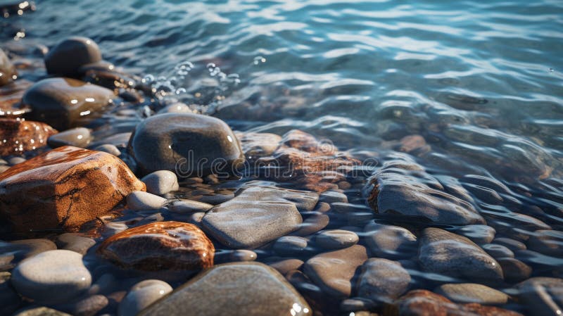 Realistic 3d Texture Pack for Stunning Seaside Scenes Stock ...