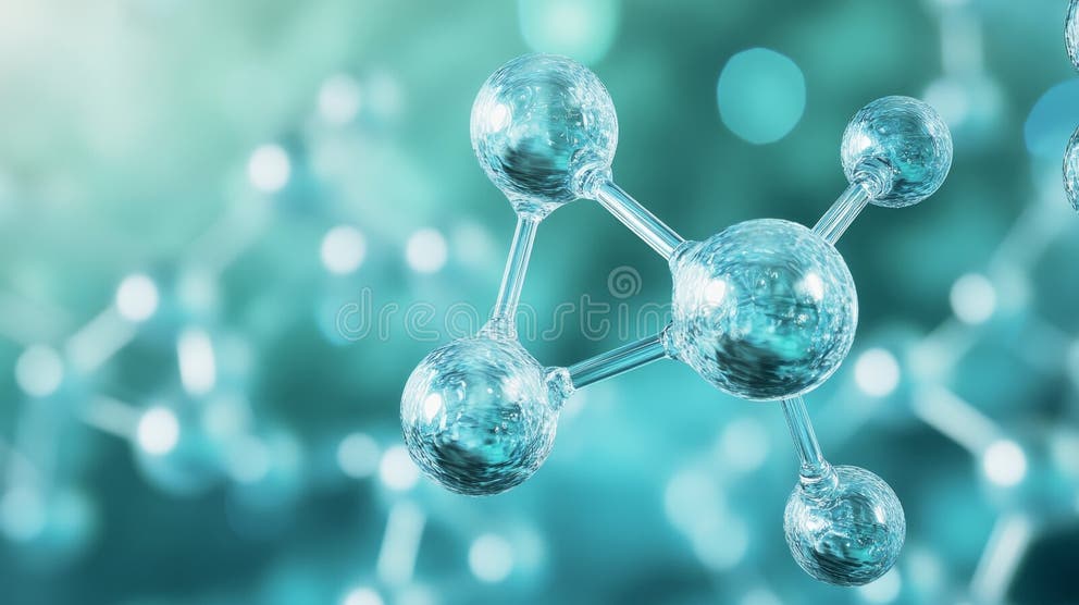 Realistic 3D Visualization of a Nanotechnology Molecule with Crystal ...
