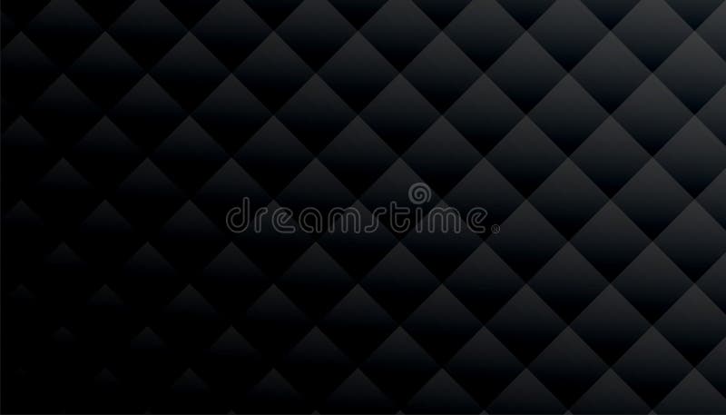 Realistic Dark Black Diamond Pattern Wallpaper Design Stock Vector ...