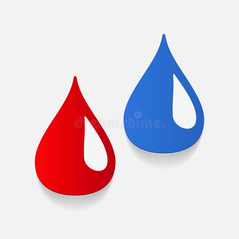 Realistic Design Element: Drop Stock Vector - Illustration of realistic ...