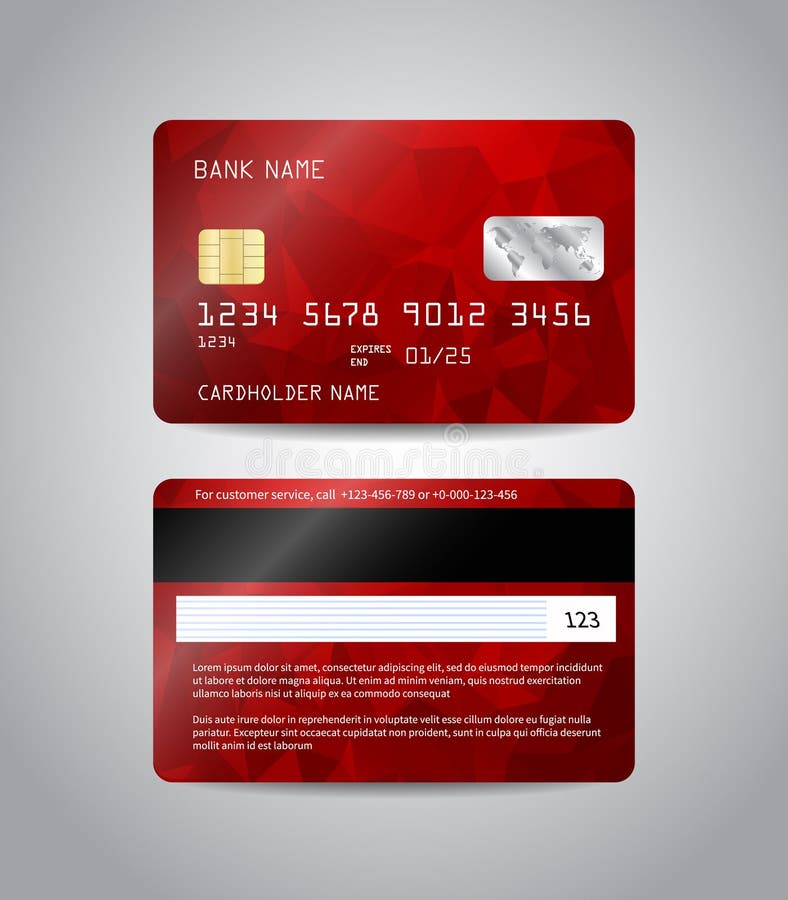 Realistic Detailed Credit Card Stock Illustrations – 1,133 Realistic ...