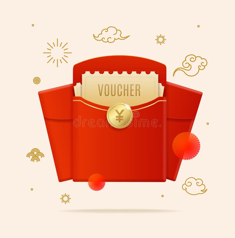 3d Chinese Red Envelope Stock Illustrations – 608 3d Chinese Red ...