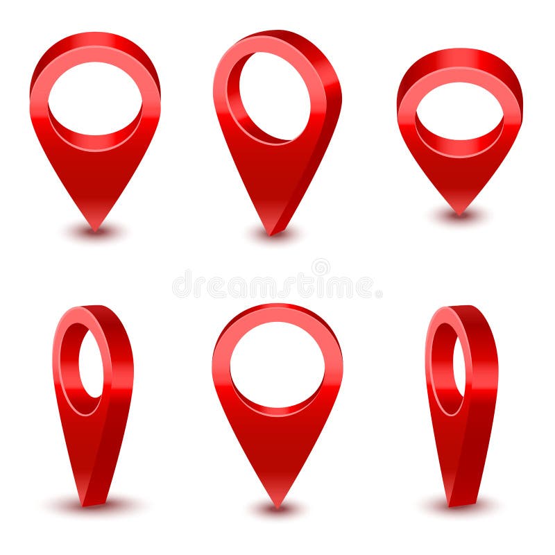 Realistic Map Pointer 3d Stock Illustrations – 1,519 Realistic Map Pointer 3d Stock ...