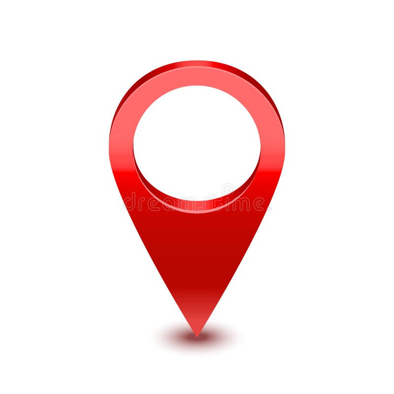 Realistic Detailed 3d Red Map Pointer Pin. Vector Stock Vector ... Realistic Detailed 3d Red Map Pointer Pin. Vector Stock Vector ...