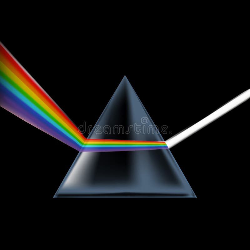 Realistic Detailed 3d Spectrum Prism. Vector Stock Vector ...