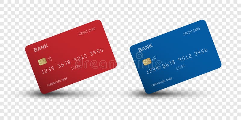 Realistic Detailed 3d Style Different Credit Debit Cards Mockups Stock ...
