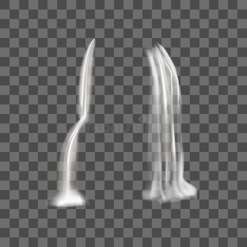 Realistic Detailed 3d Waterfall Elements Set. Vector Stock Vector ...