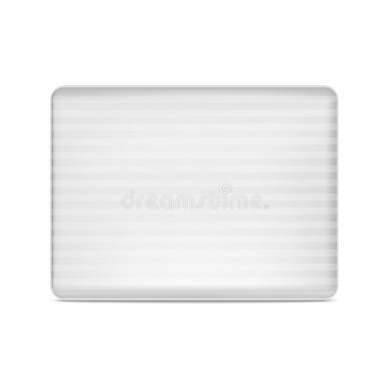 Realistic Detailed 3d White Blank Mattress Template Mockup. Vector ...