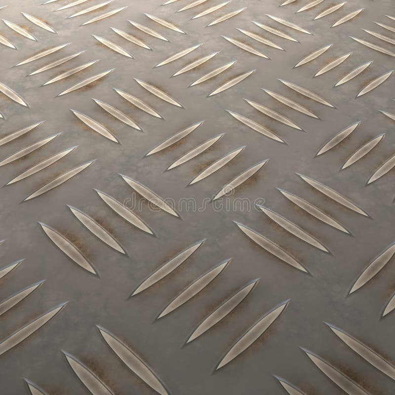 Diamond Plate Frame Vector stock vector. Illustration of heavy - 7298306