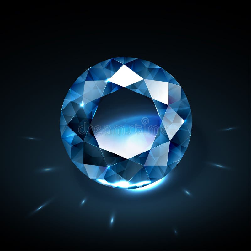 Realistic Diamond Texture Close Up, 3D Render Stock Illustration ...