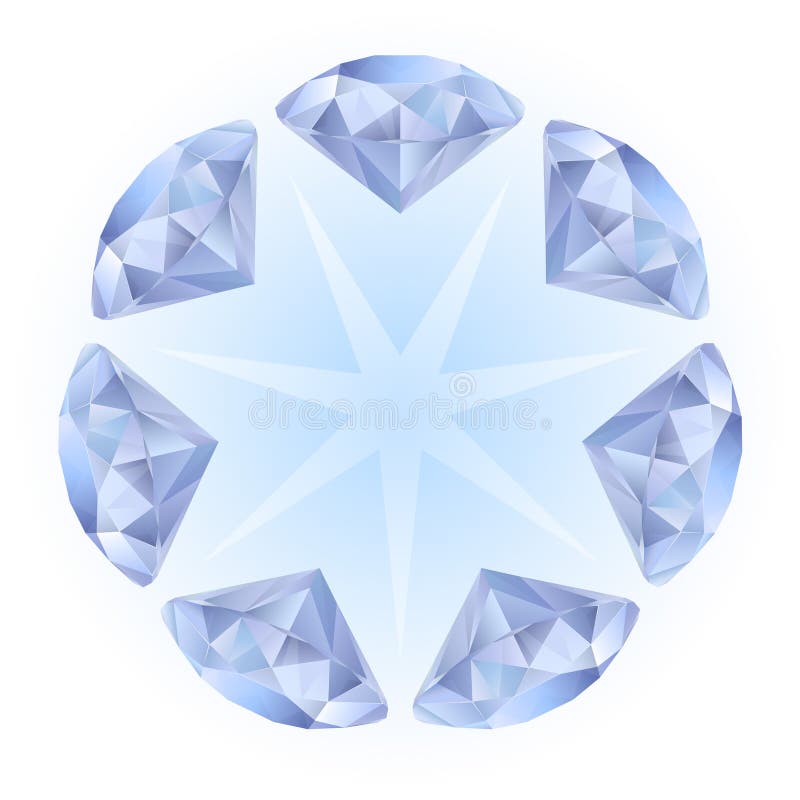 Diamond stock vector. Illustration of sapphire, brilliant - 23709491