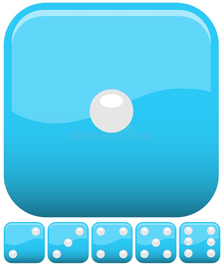 Set of 5 Different Dice Pairs, Vector Available Stock Vector ...