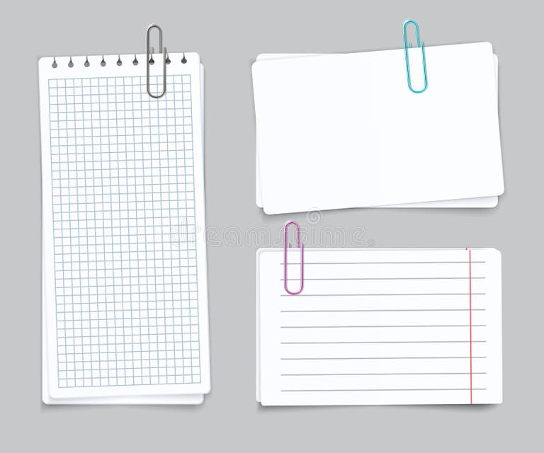 Realistic Torn Paper Notes Stock Illustrations – 705 Realistic Torn ...