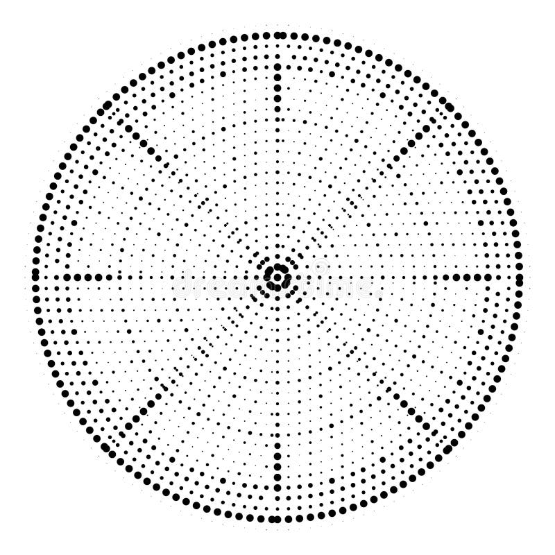 Realistic Digital Black Dotted HUD Radar Display, Navy or Air Sonar ...